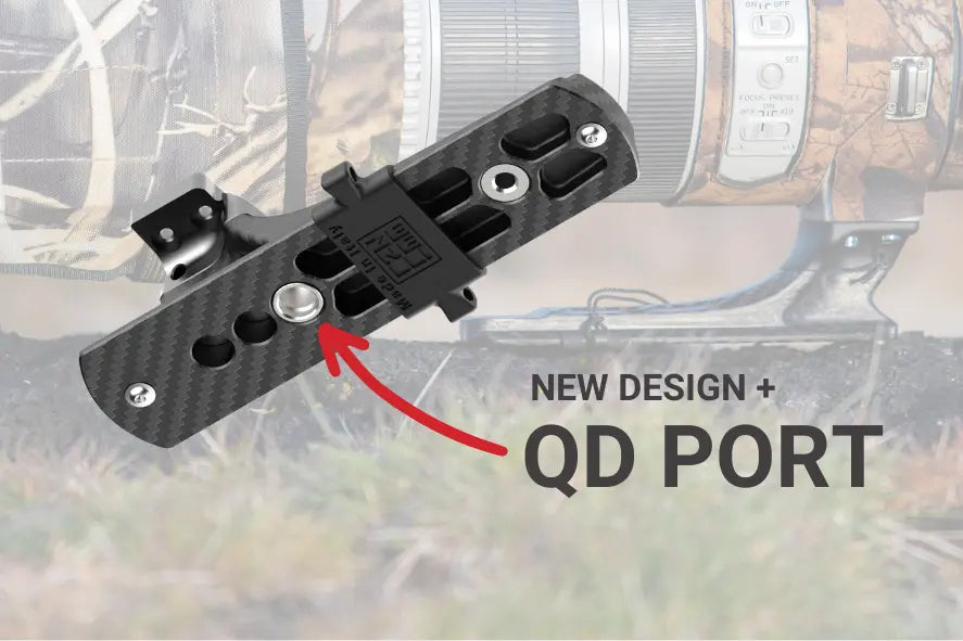 Carbon Lens Foot Plate with QD Port – Security & Versatility